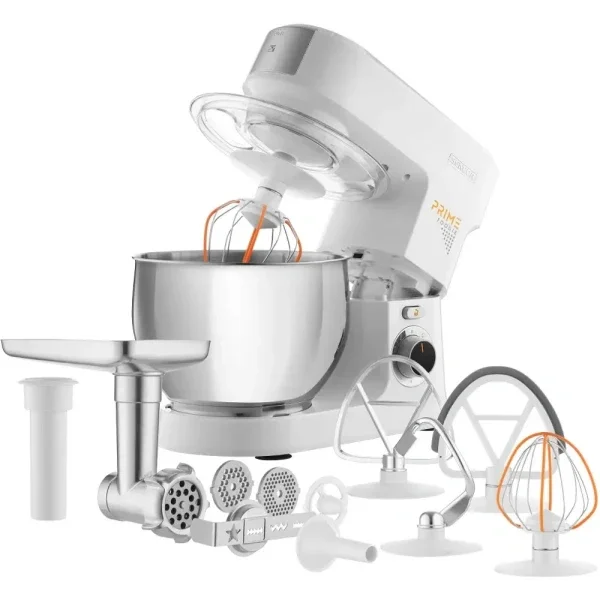 Sencor stoni mikser 1000W posuda 4.5 l blender 1.5 l mlin za meso beli STM 3740WH
