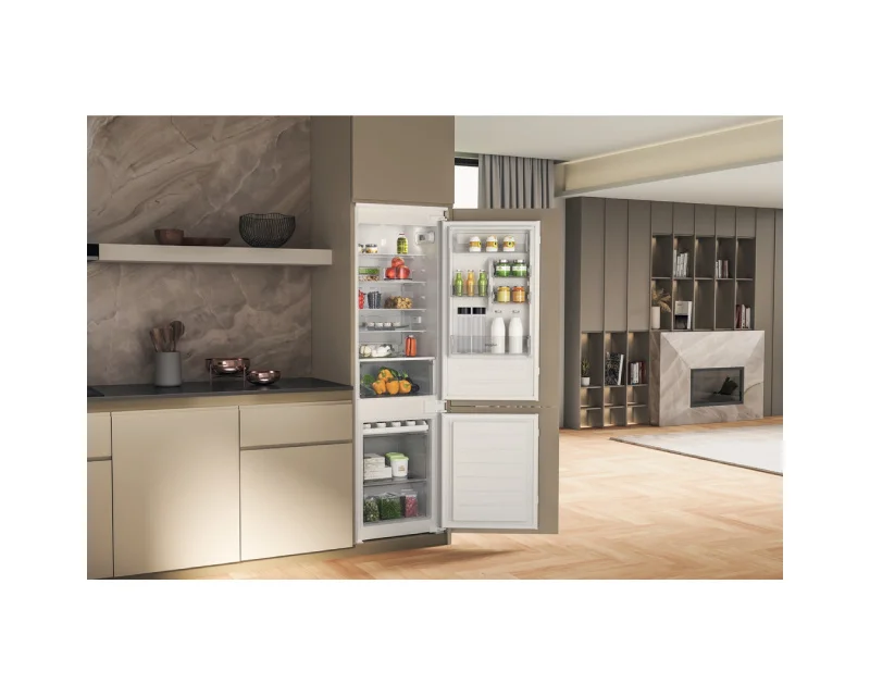 Whirlpool ugradni kombinovani frižider 274 l 177 cm 6th SENSE WHC18D051A1