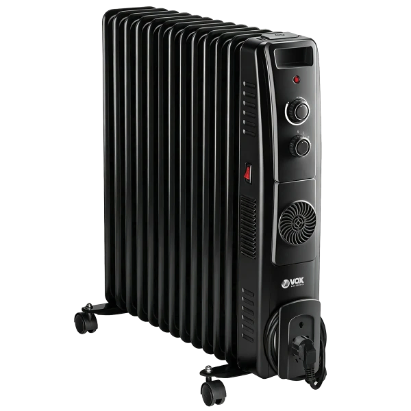 Vox uljani radijator 13 rebara 2500 W turbo ventilator OHB59F13BL