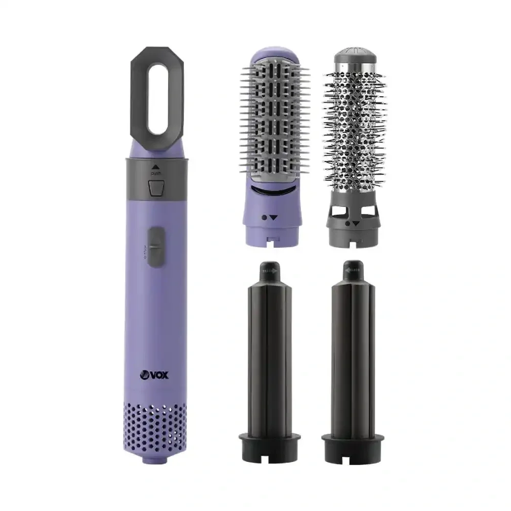 Vox stajler za kosu 1000W jonska funkcija 4 nastavka ljubičasti MHS800P