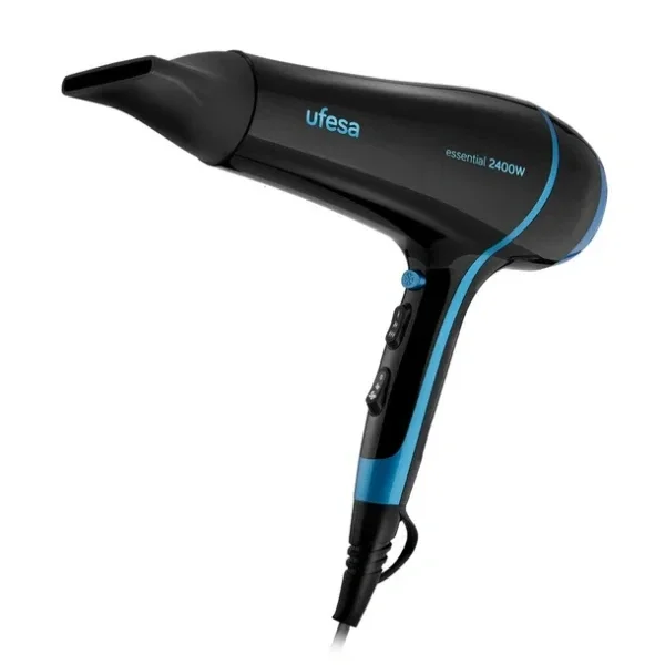 Ufesa jonski fen za kosu 2400W 2 brzine 3 temperature crni SC8350