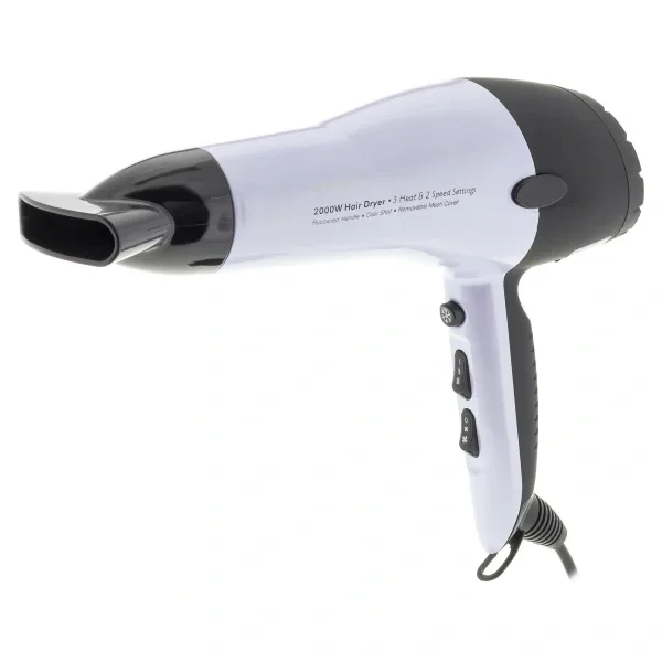 Sencor fen za kosu 2000W 3 temperature 2 brzine hladan vazduh belo-crni SHD 6600W