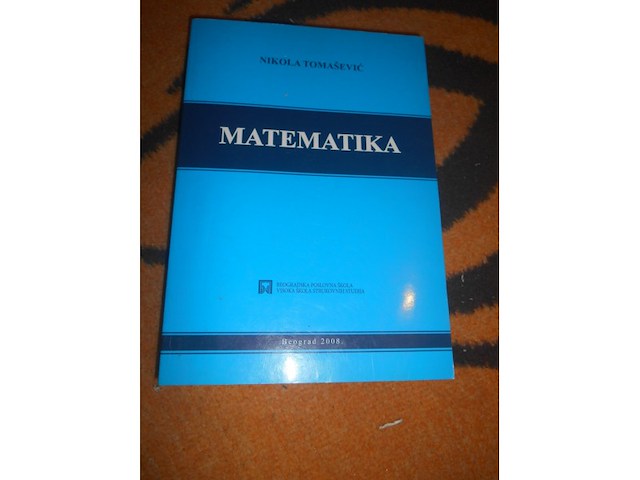 Nikola Tomašević - Matematika