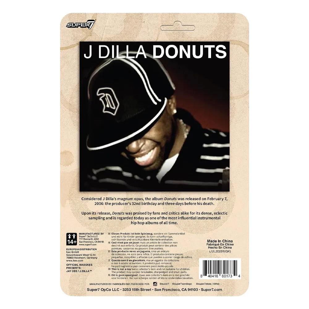 J Dilla ReAction Action Figure Wave 02 J Dilla Donuts