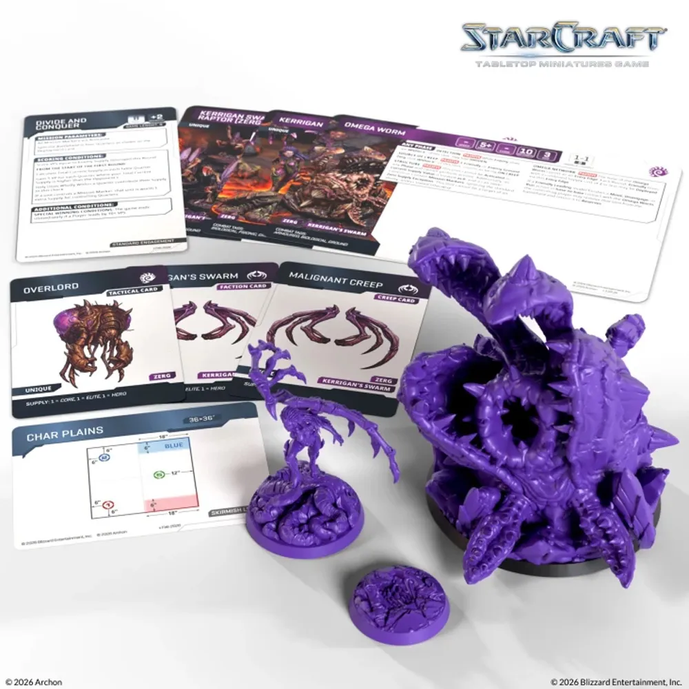 StarCraft Kerrigan & Omega Worm
