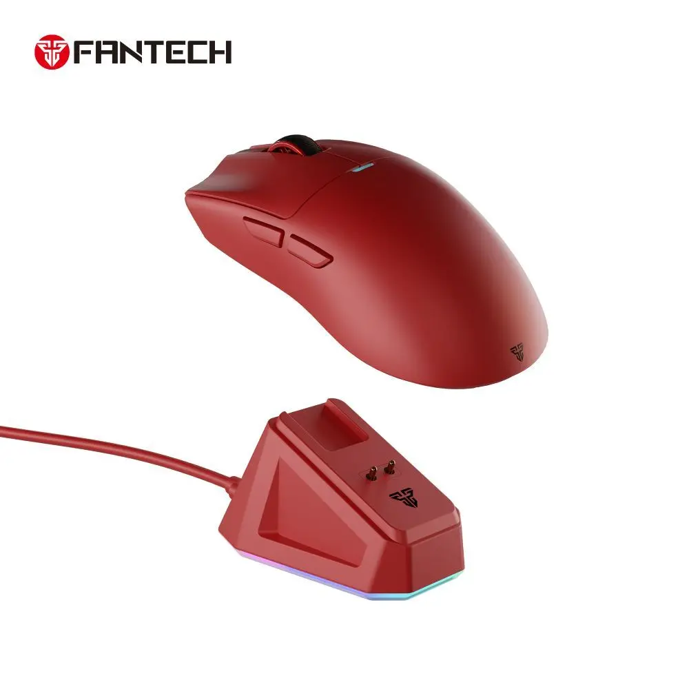 Fantech Gaming miš WG13P Tanto Pro P, Bežični, 42000DPI, Optički, Crveni