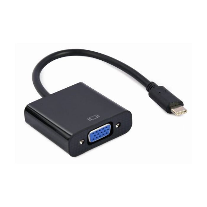 A-CM-VGAF-01 Gembird USB Type-C to VGA adapter cable, 15 cm, black