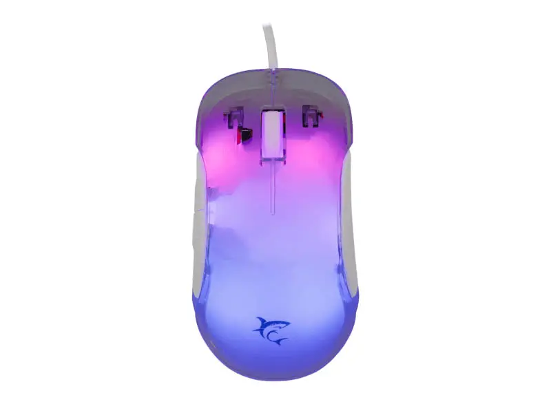 WHITE SHARK Gaming miš Mordred White