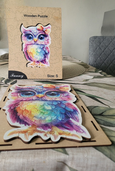 Drvena slagalica Trendy Owl-Sovica