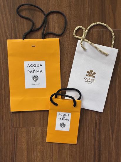 Set tri brendirane kese Creed i Aqua de Parma