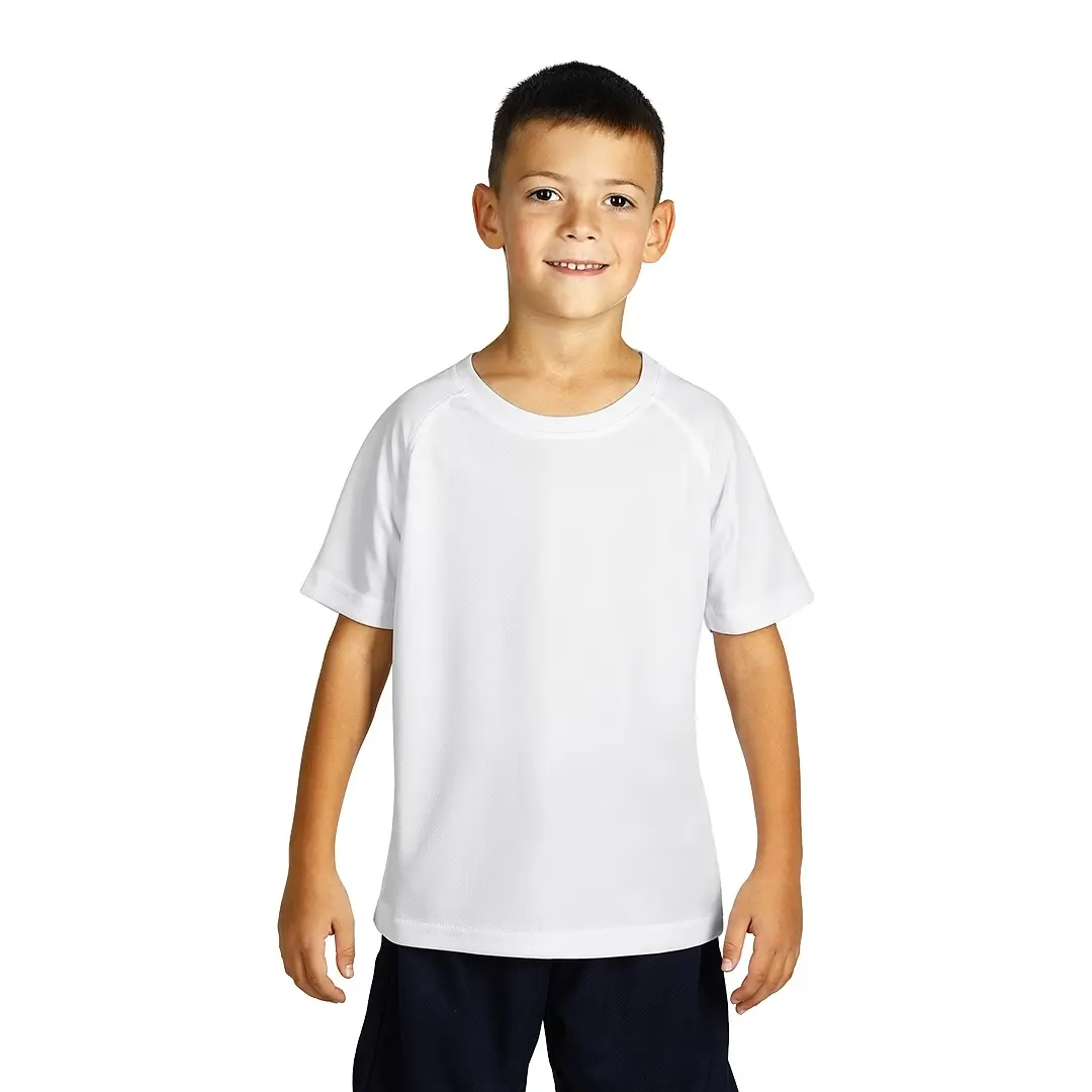 Dečja sportska majica sa raglan rukavima, 130 g/m2