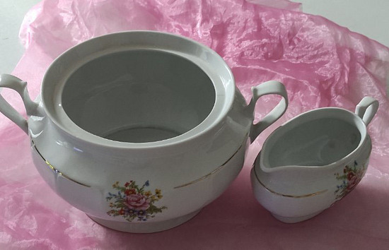 Retro porcelan set – Cveće, Voće, Supa