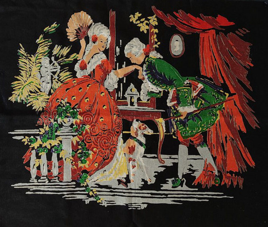 Stara Svila, Galantna Scena (49x45)