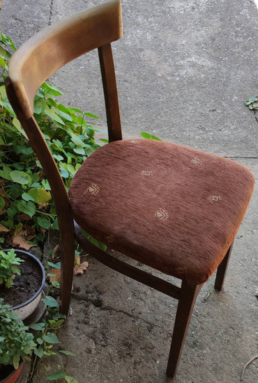 Retro Drvena Stolica Mid-Century