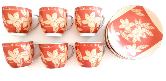 Lep servis za kafu, 24k POZLATA, japanski porcelan