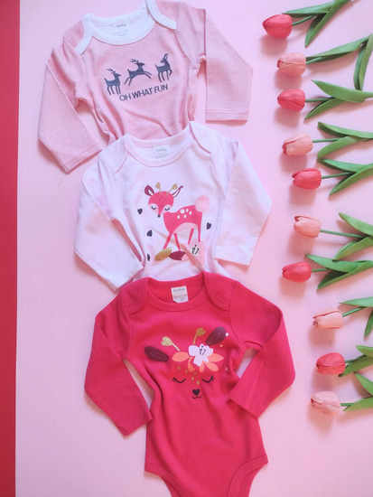 Nov trodelni set bodica 6-9m