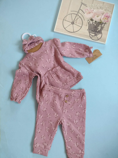Nov Rabitt&Bear trodelni set 6-9m
