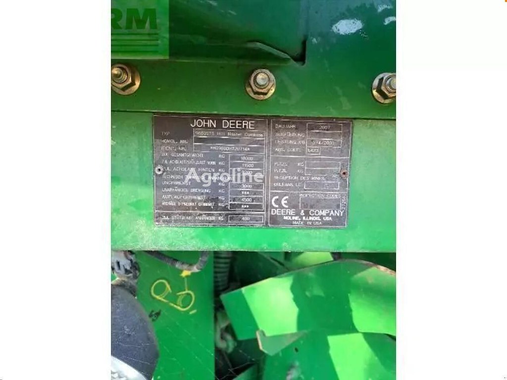 John Deere 9880 kombajn za žito