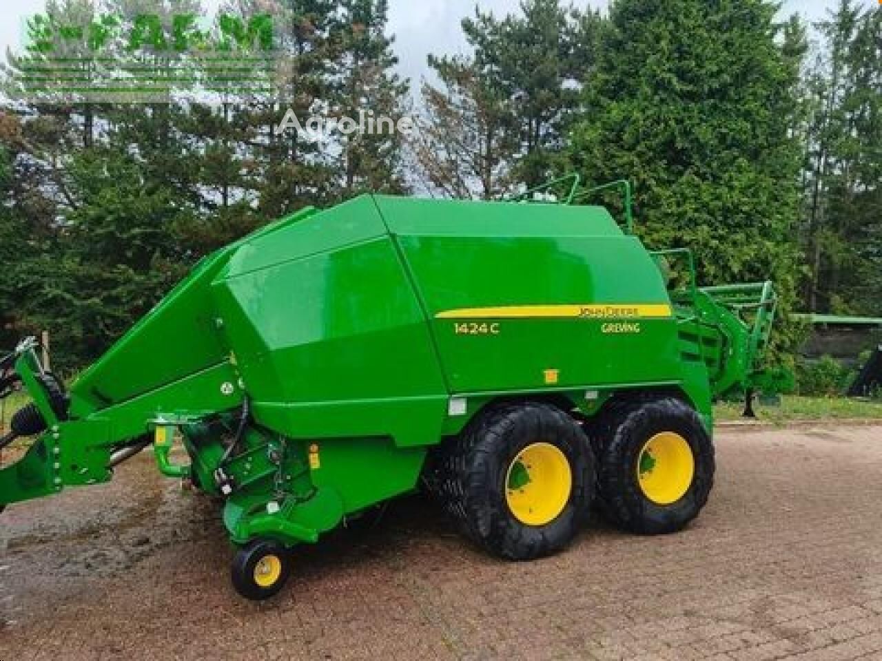 John Deere 1424c balirka za četvrtaste bale