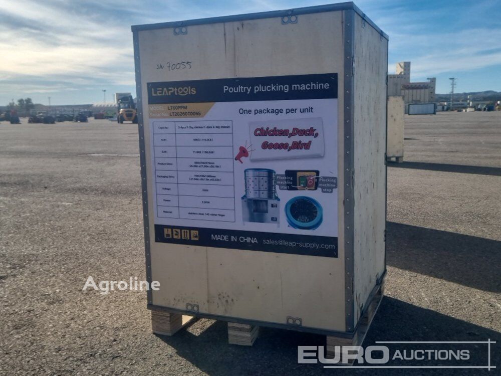 Prodaje se Leaptools LT60PPM Poultry Plucking Machine opremu za živinarstvo na aukciji