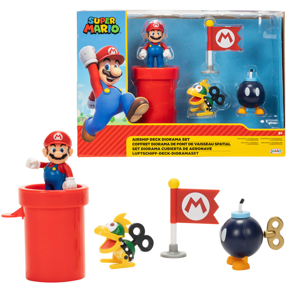 SUPER MARIO set Airship deck diorama