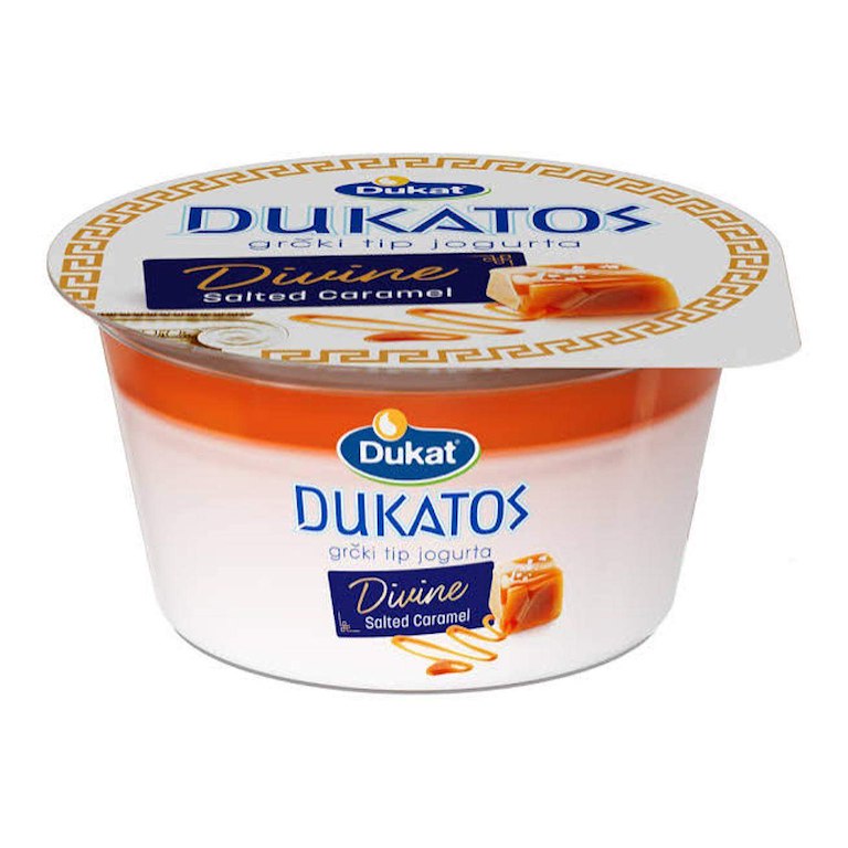 Jogurt grčki divine slani karamel 150g Dukatos