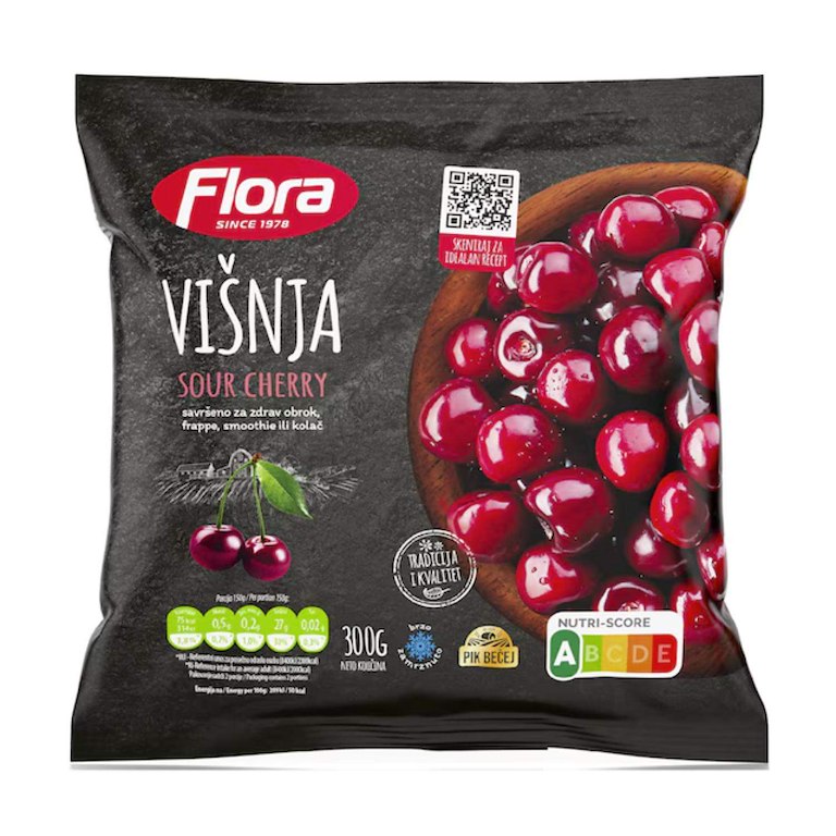 Flora višnja smrznuta 300g flora