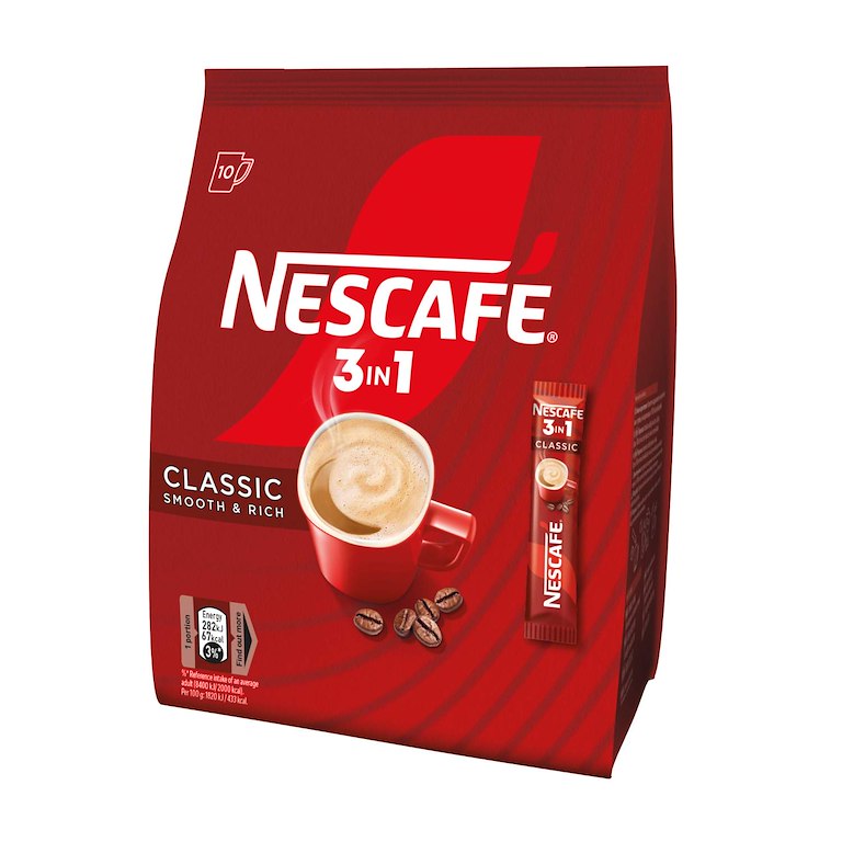Kafa instant 3u1 classic kesa 10x15.5g Nescafe