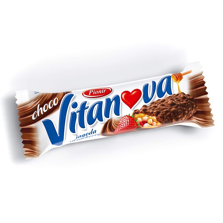Bar čoko jagoda 30g Vitanova
