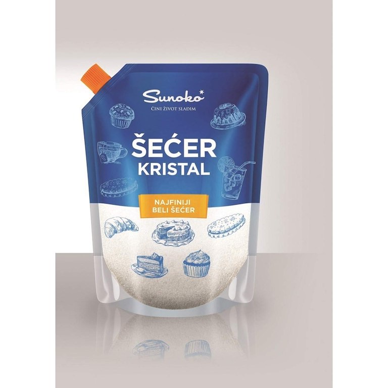 Šećer kristal beli doypack 750g Sunoko