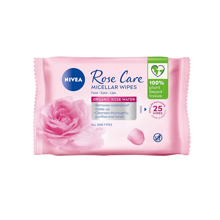 Micelarne maramice Rose 25/1 Nivea