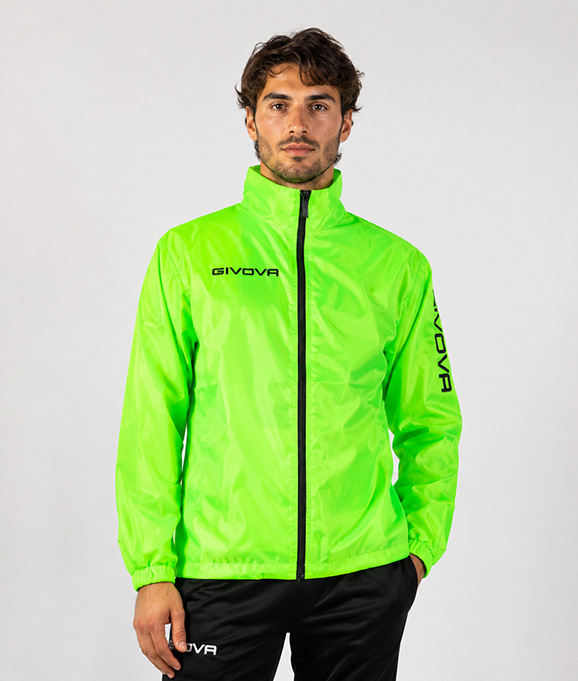 Bunda RAIN JACKET WIND fluo žltá 2XL