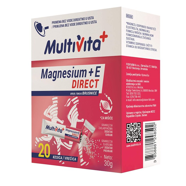 Magnezijum+E Direct 20/1 Multivita