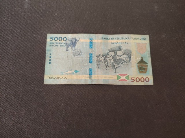 BURUNDI 5.000 FRANCS - 8 -