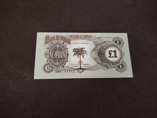 BIAFRA 1 POUND 1968 UNC - 7 -