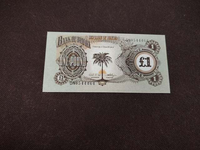 BIAFRA 1 POUND 1968 UNC - 6 -