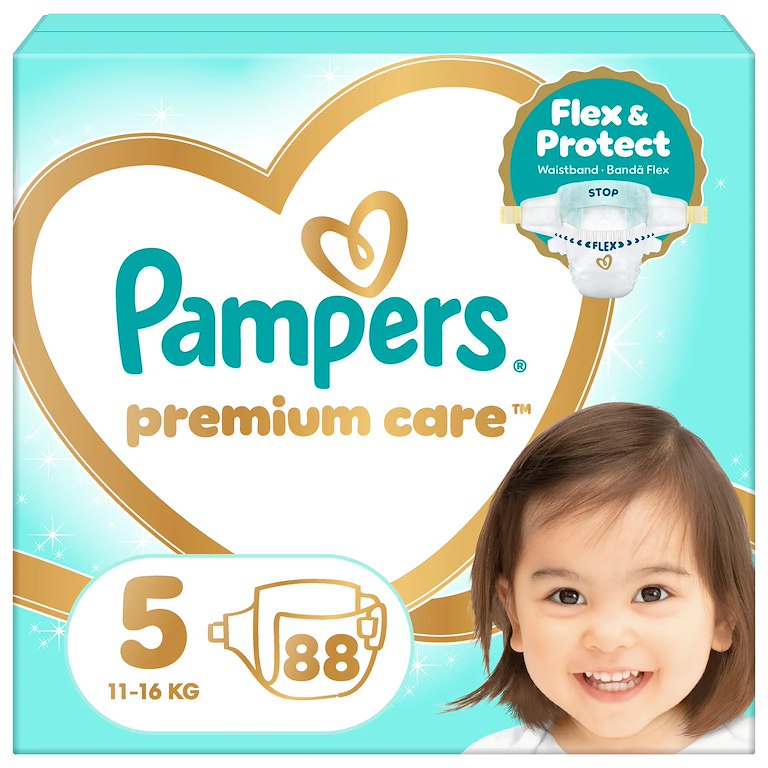 Pampers Pelene Premium Care 5, MB, 11-16 kg, 88/1