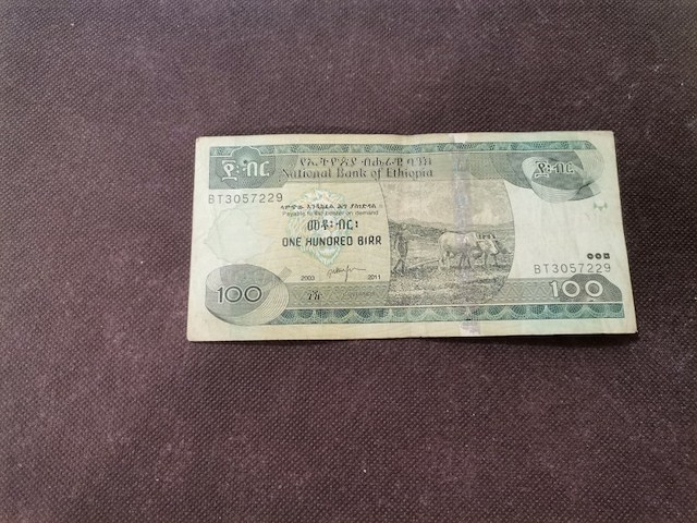 ETHIOPIA 100 BIRR 2003-11