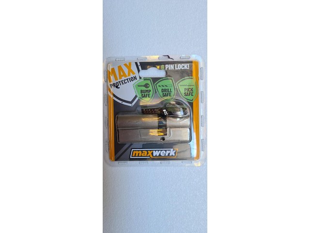 Cilindar Maxwerk 30mm*50mm 3 ključa
