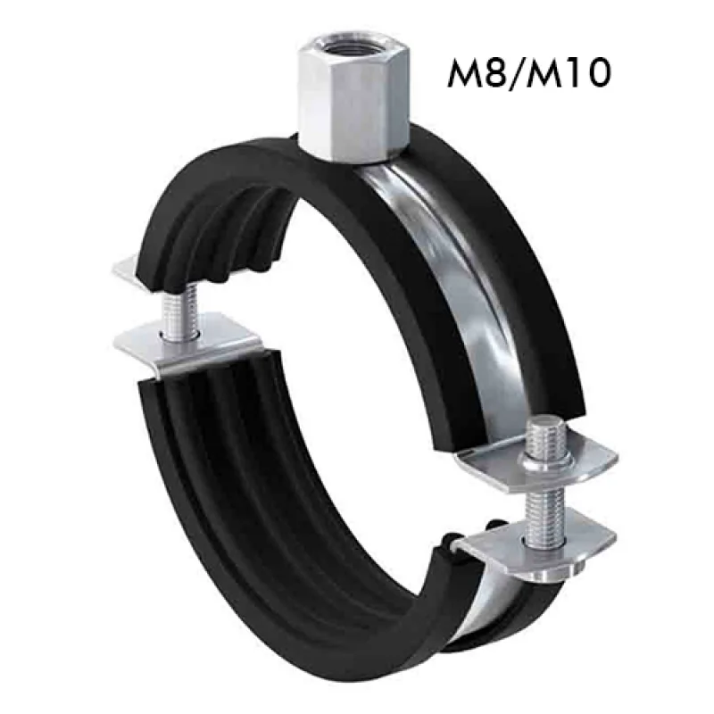 IPC ŠELNA NOSAČ CEVI SA GUMOM 4" (109-119MM) NAVOJ M8/M10 AQ006328