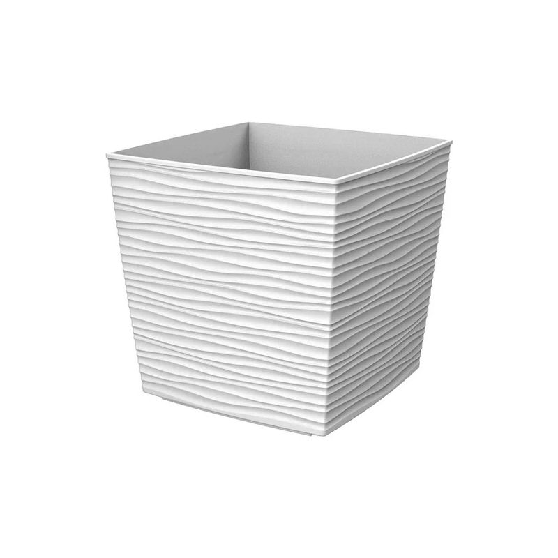 GARDINO Saksija finesa kvadrat 35x35x34,6h bela ( 34485 )