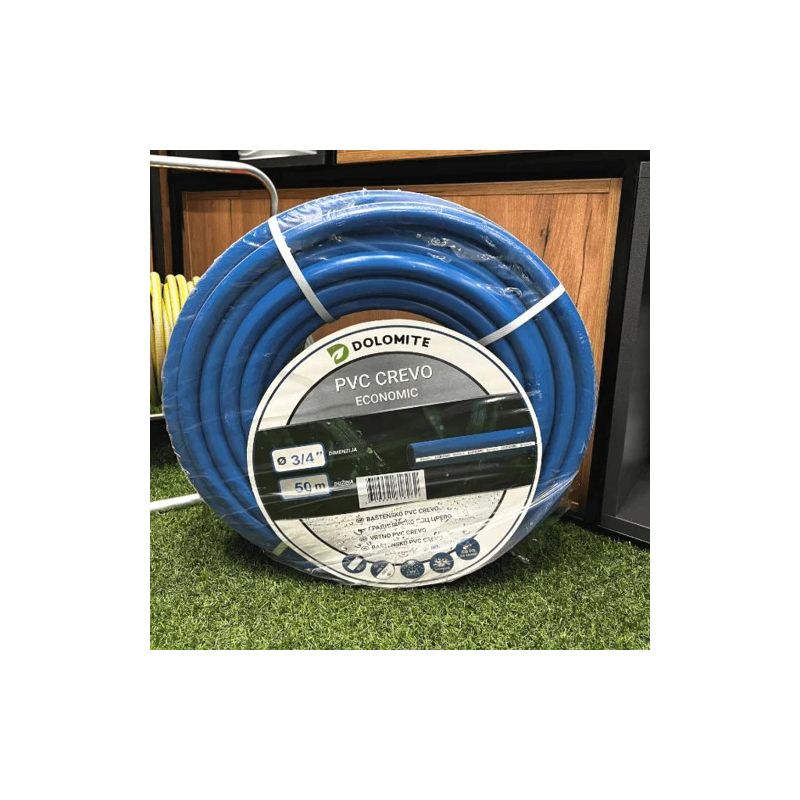 DOLOMITE PVC crevo Economic plavo 3/4C 50m