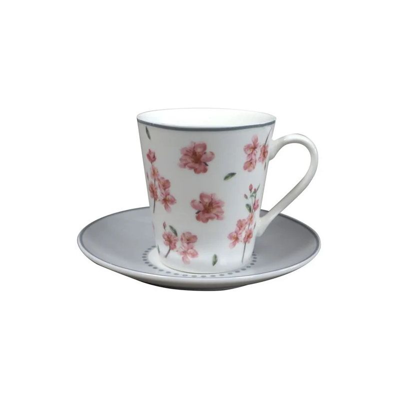 METALAC PORCELAN SET ZA KAFU 150ml 6/1 (SAKURA) JH-CS-150V-9269