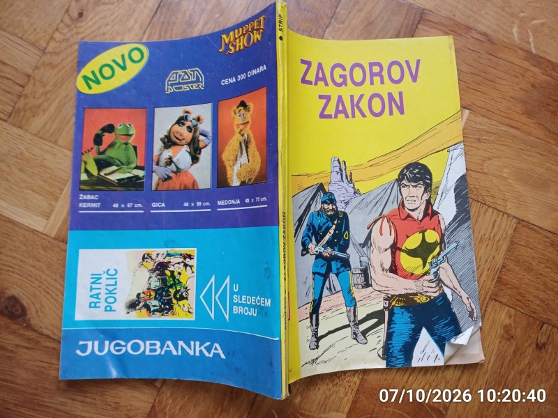 ZLATNA SERIJA BROJ 809, ZAGOROV ZAKON