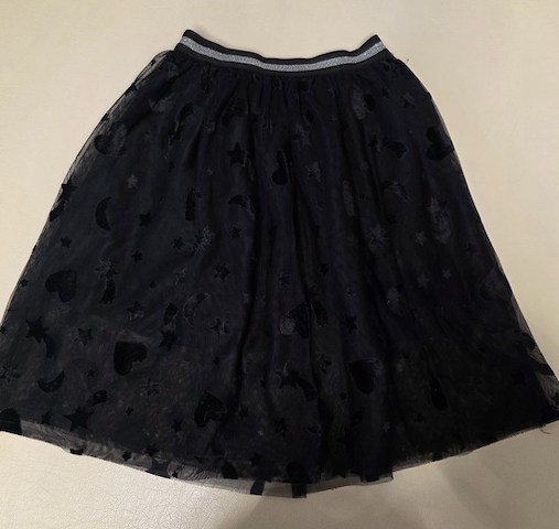 H&M suknja od tila sa postavom 4-6 god