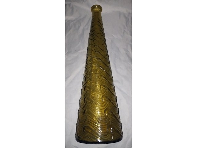 Vintage Empoli Glass Genie Flasa 60e,70e Italy