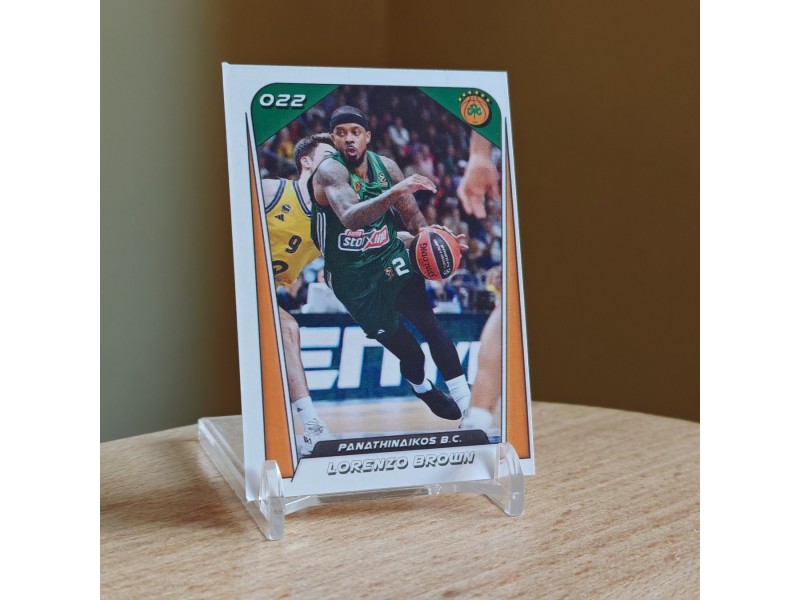 Lorenzo BROWN kartica - EUROLEAGUE 24-25 Abe