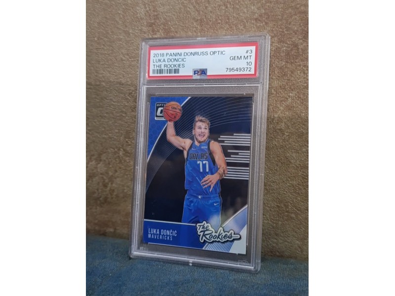 Luka Doncic Donruss Rookie gradirana kartica PSA 10