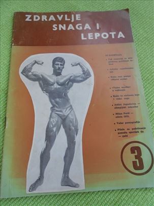 Ex YU časopis Zdravlje, snaga i lepota - kao nov