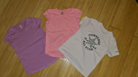 Majice converse hm 122/128 gratis ptt